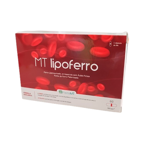 MT Lipoferro 60 cápsulas | Farmácia Vida Mais