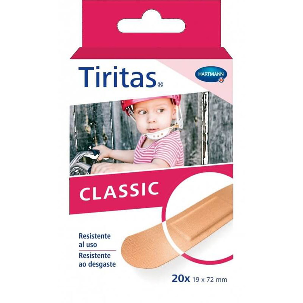 Tiritas Classic 19 mm x 72 mm 20 unidades | Farmácia Vida Mais